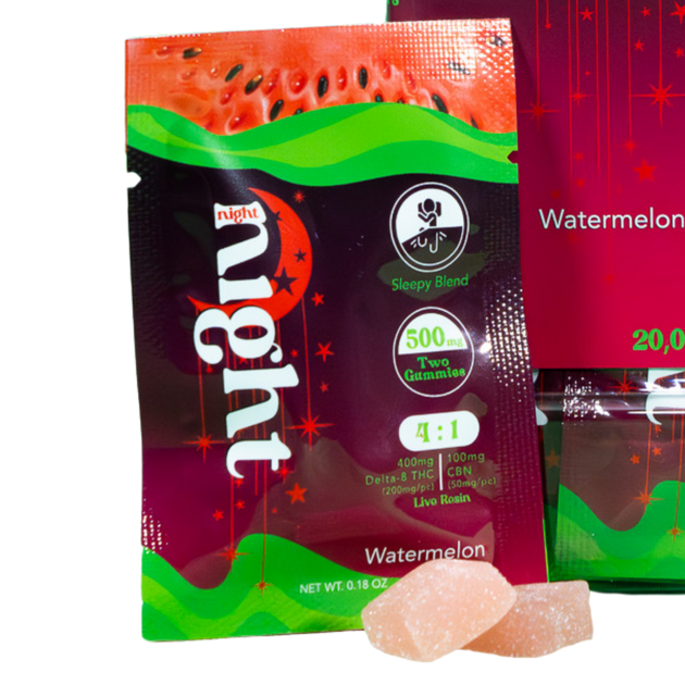 Night Night 500mg Sleepy Blend Gummies – Ocho Extracts